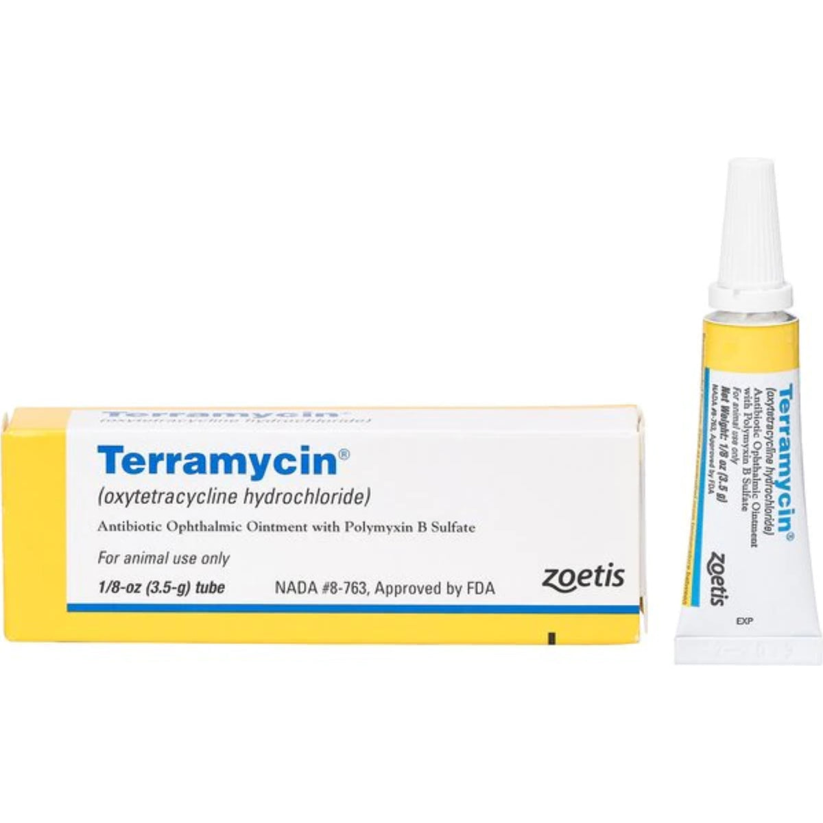 Terramycin (Oxytetracycline Hydrochloride) Antibiotic Ophthalmic Ointm ...