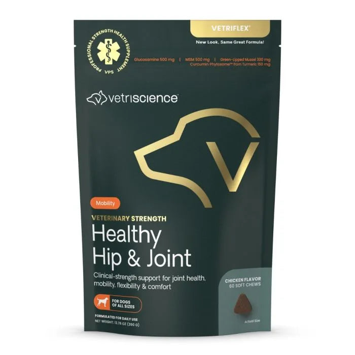 Vetriscience Veterinary Strength Healthy Hip and Joint Soft Chews for ...