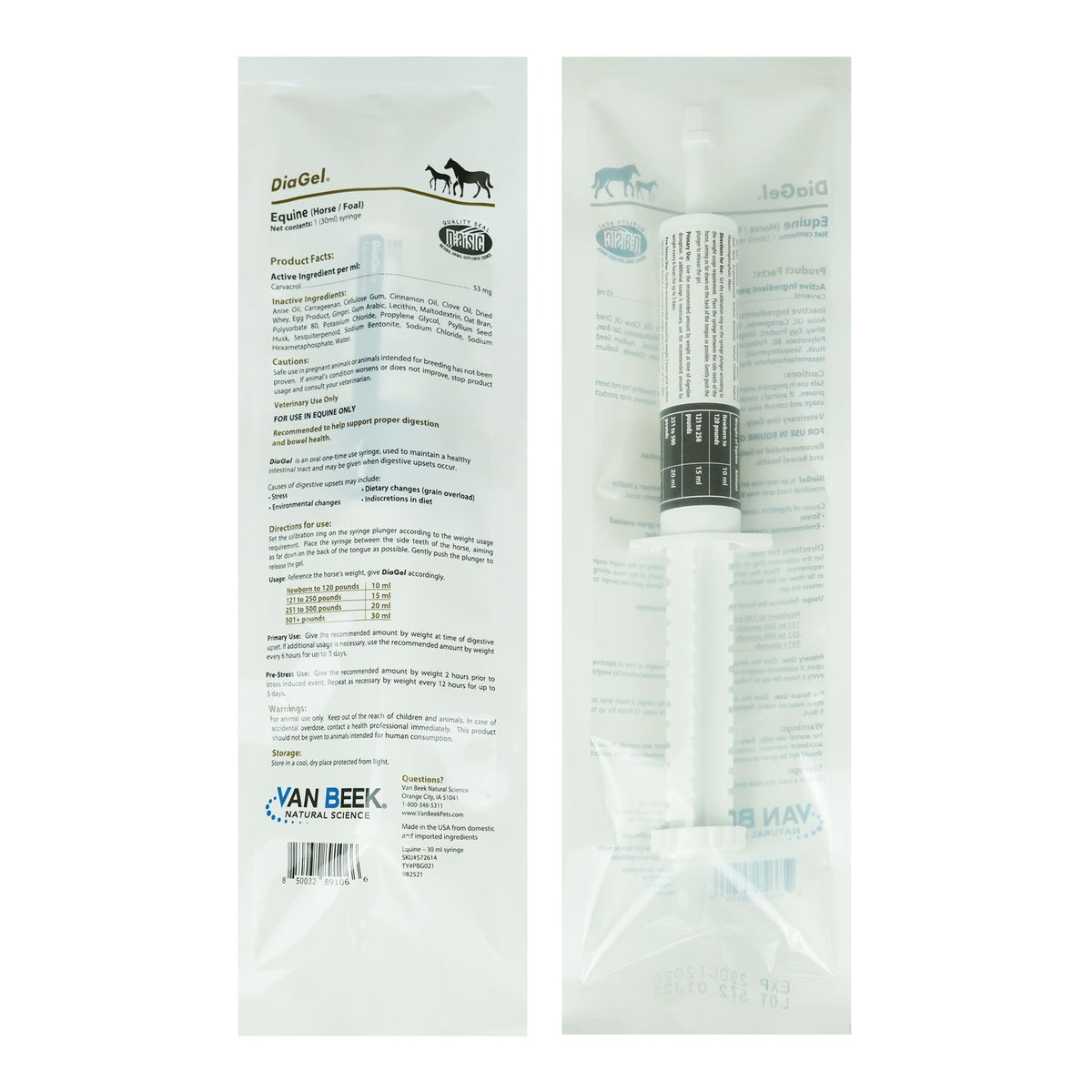 DiaGel Diarrhea Control Gel for Horses/Foals (30 ml) — PETRX.com